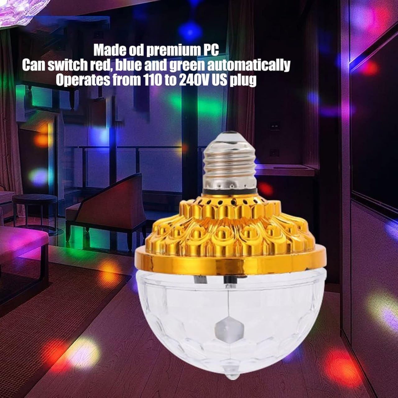 Rotating Magic Ball Light Set Retro Disco Lights Colorful Disco ...