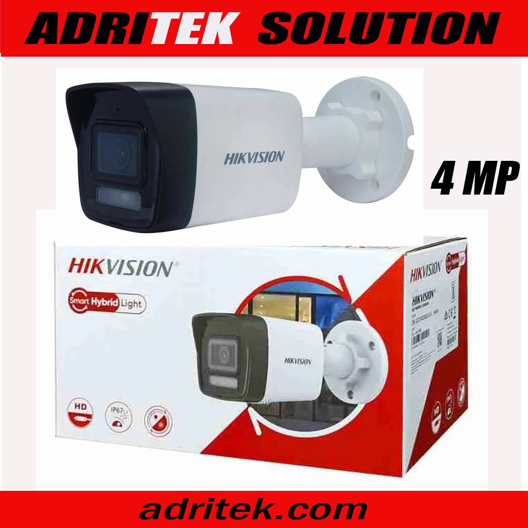 Hikvision 4 MP Acusense Smart Hybrid Light Fixed Bullet Network Camera ...